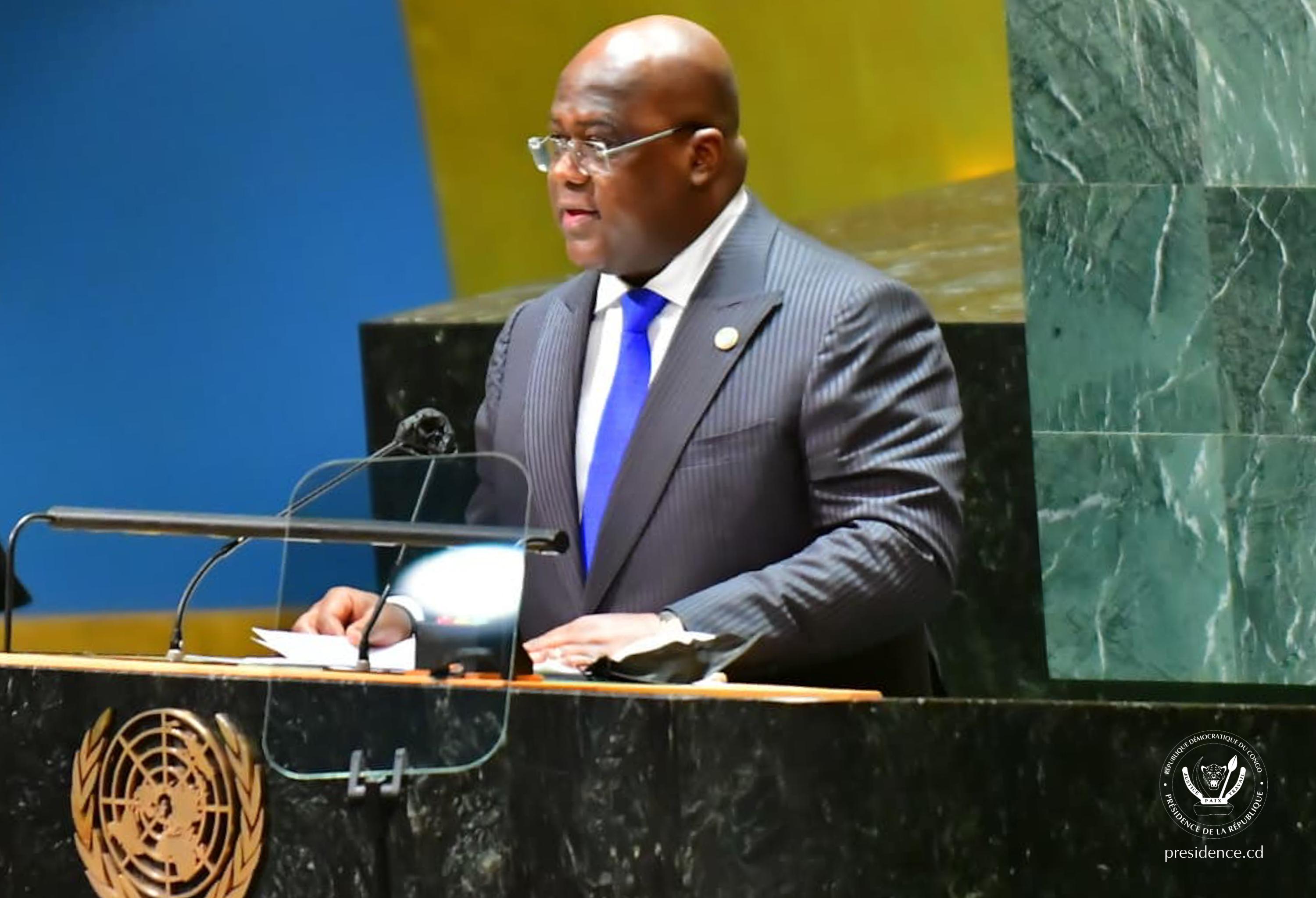 À New-York, Le President Felix Tshisekedi a participé à la conference de haut niveau sur les 80 ...